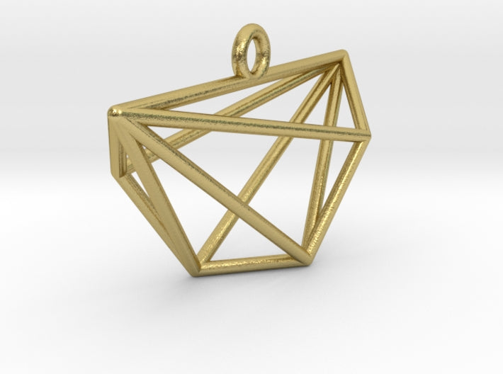 Minimalist Cyclic Polytope Necklace (Metal) – Hanusa Design